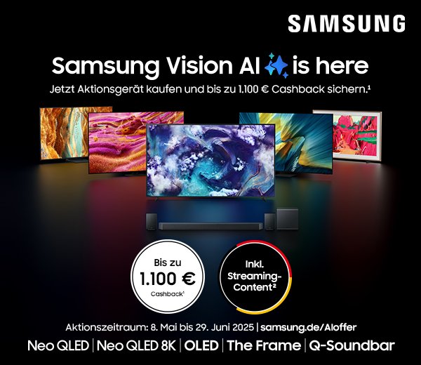 Samsung launcht neues Line-up mit Cashback-Aktion | Elektromarkt ...